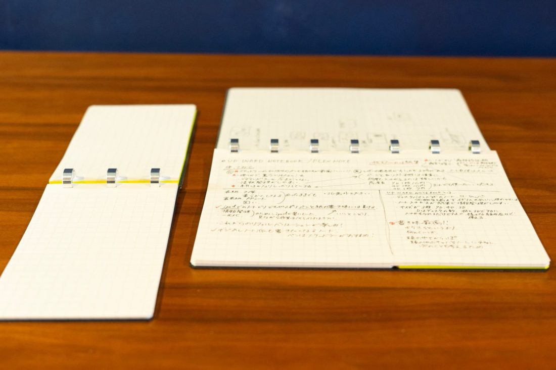 頭の中を空っぽにするノート 『UP WARD NOTEBOOK / FLEXNOTE』 ｜ imDRESSions（インドレッションズ）
