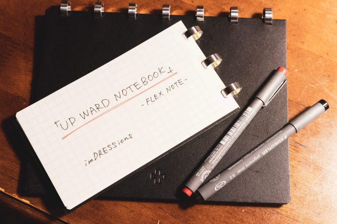 頭の中を空っぽにするノート 『UP WARD NOTEBOOK / FLEXNOTE』 ｜ imDRESSions（インドレッションズ）